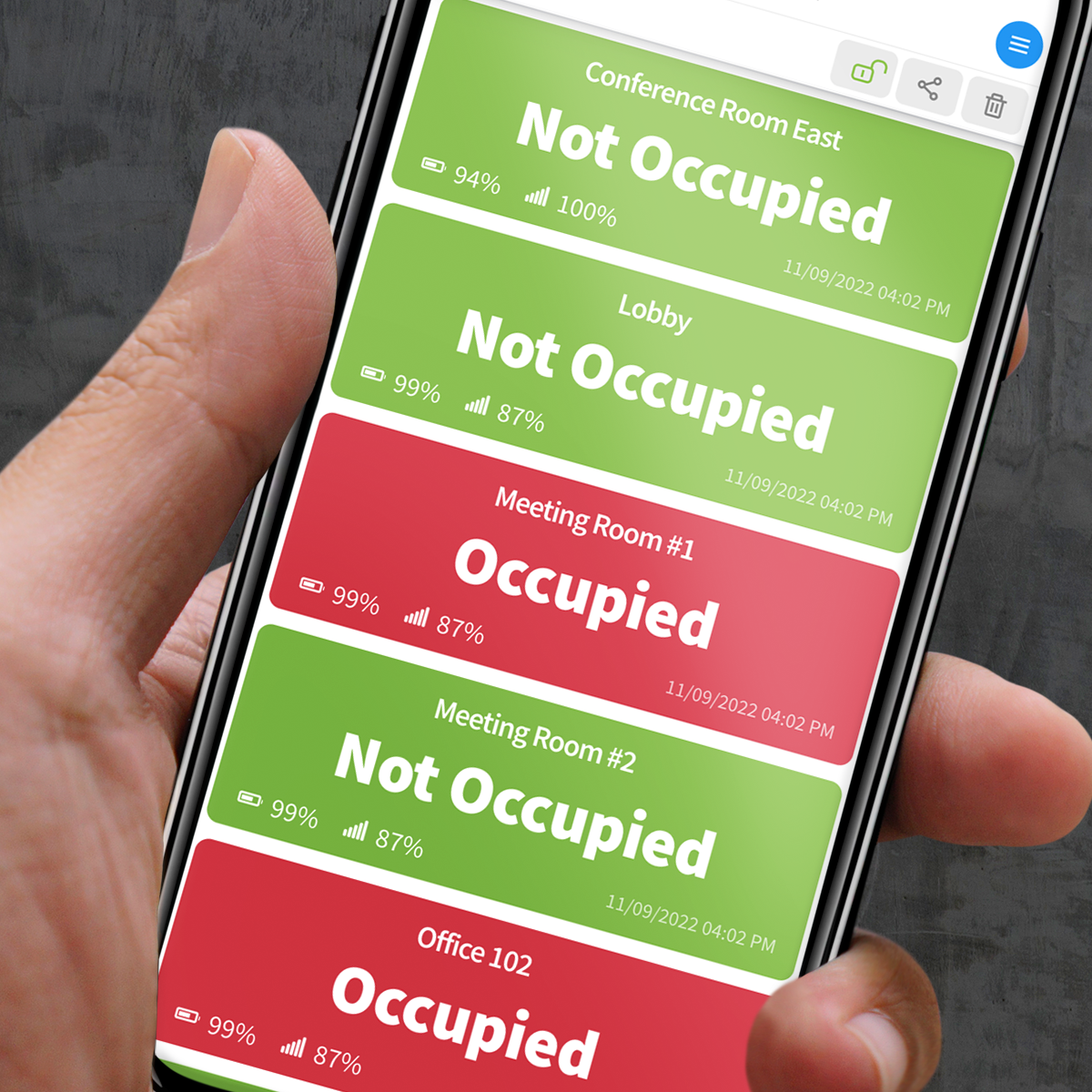 Room Occupancy Monitoring | Workplace Management and Optimization