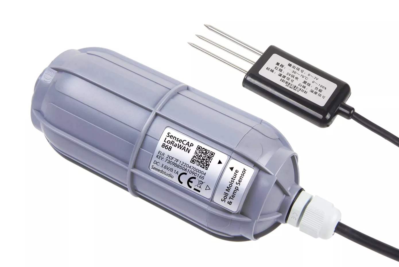 Seeed Technology Co Wireless Soil Moisture and Temperature Sensor ...