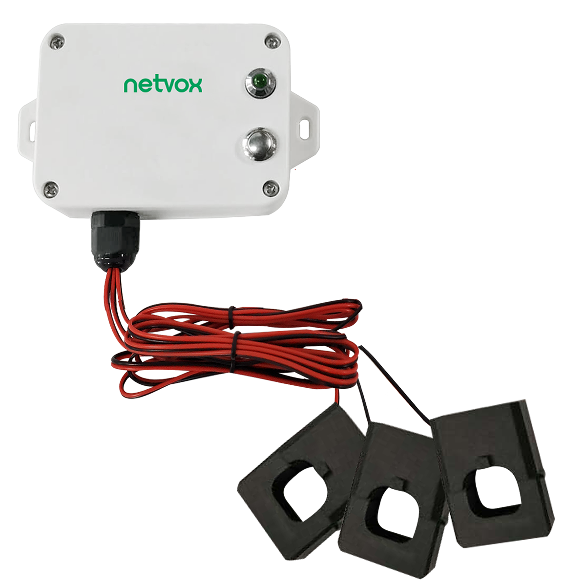 Netvox Wireless 3-Phase Current Meter with 3 x 150A Clamp-On CT - myDevices