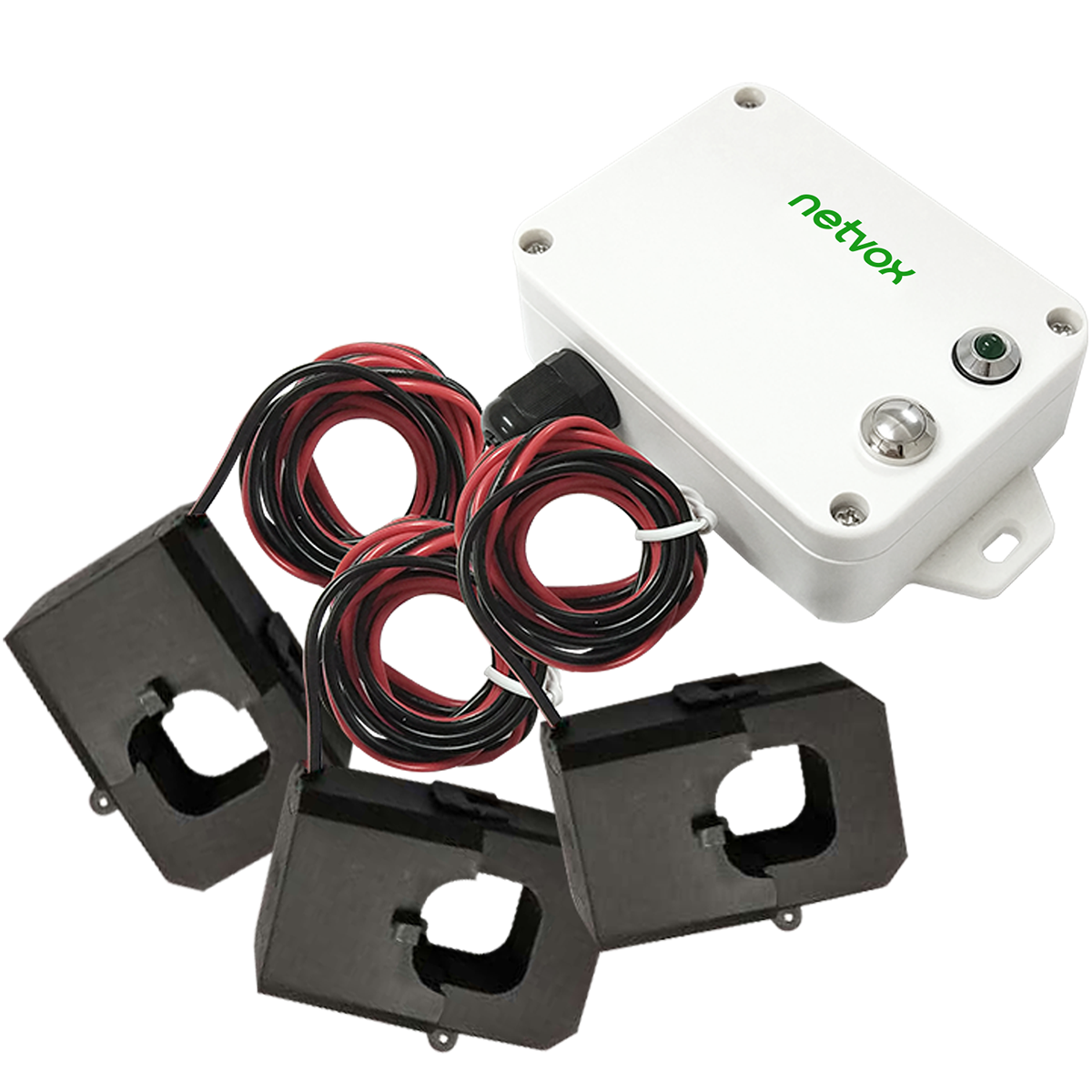 Netvox Wireless 3-Phase Current Meter with 3 x 250A Clamp-On CT - myDevices
