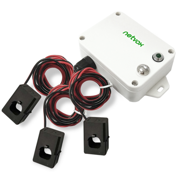 Netvox Wireless 3-Phase Current Meter with 3 x 150A Clamp-On CT - myDevices